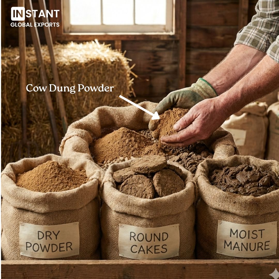 Organic Cow Dung Powder & Cakes – Export Quality Supply | Agricultural ...